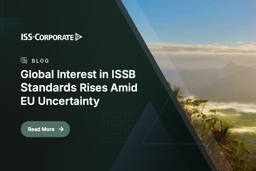 Global Interest in ISSB Standards Rises Amid EU Uncertainty - ISS-Corporate
